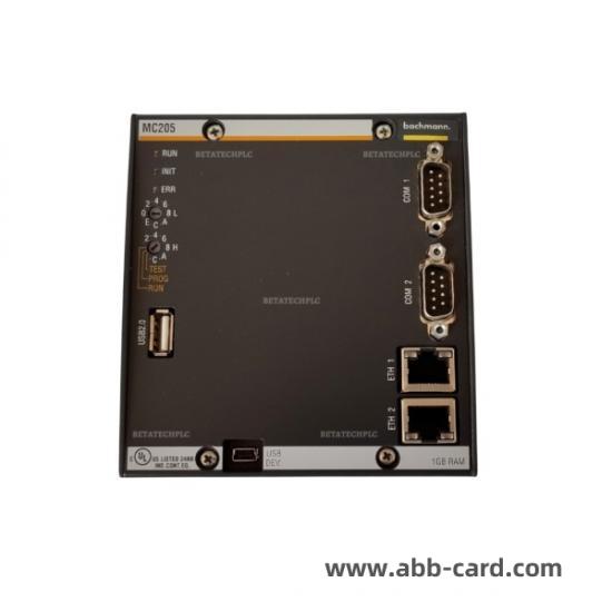 BACHMANN MX213/W 256MB PLC模块 - www.abb-card.com