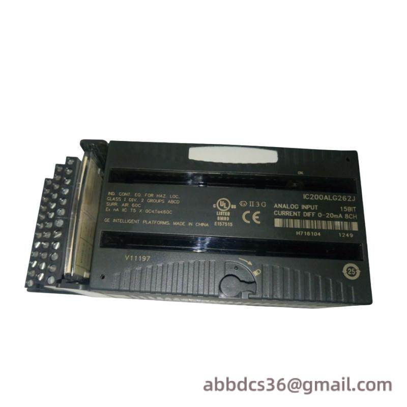 GE IC200ALG262 Analog Input Module: Industrial Control, Advanced ...