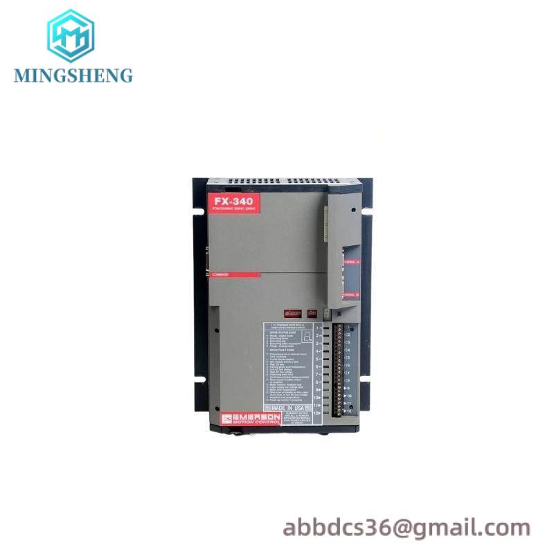 EMERSON FX-340 Servo Drive, Industrial Control Systems - abbbrand.com