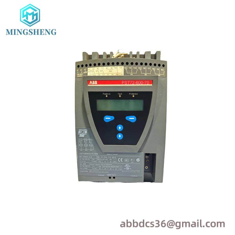ABB's Advanced PST72-600-70 Soft Starter: Pioneering Industrial ...