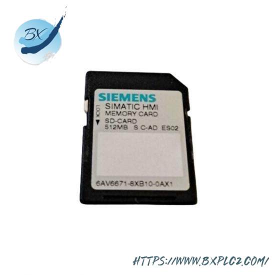 Siemens 6AV6 671-8XB10-0AX1: Industrial SD Memory Card for Simatic ...