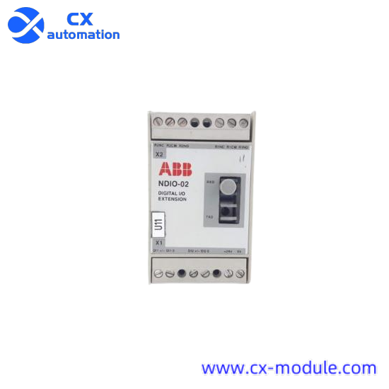 Abb Ndio 02 Digital I O Extension Module Abb Plcs Analog Input And Output Extensions Cx