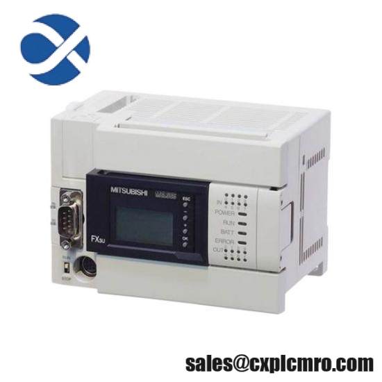 Mitsubishi FX3U-48MT Programmable Logic Controller, 24 Input & 24 Output Transistor, Sink, 100 ...