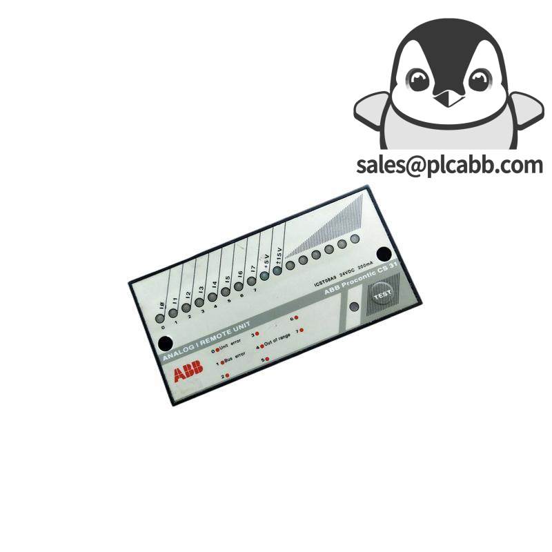 ABB ICST08A9 Remote Unit: Industrial Automation Control Module - dubaiplc