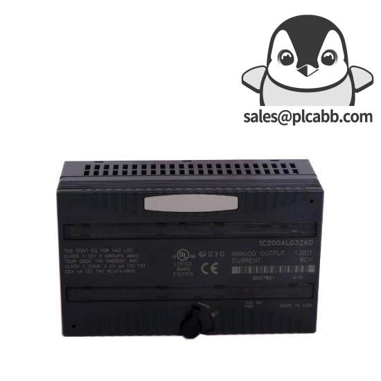 GE Fanuc IC200ALG326 Versamax PLC - Industrial Automation Solutions ...