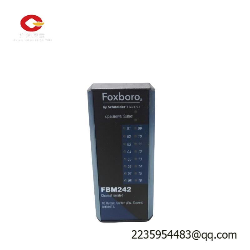福克斯博 FOXBORO FBM242 RH916TA 隔离16通道输出开关模块 - www.elauplc.com