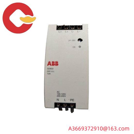 ABB SD833 Module DCS for Industrial Control Systems - Zhangzhou Fengyun Electric Co., LTD