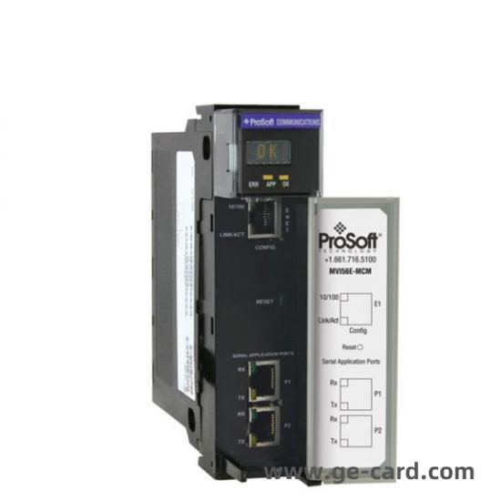 Prosoft MVI56E-MCMXT网络接口模块 - www.ge-card.com