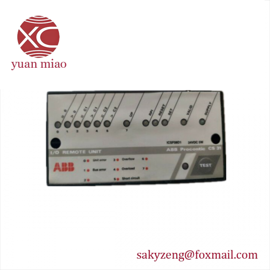 ABB ICSF08D1 Remote Unit: Advanced Industrial Control System Module ...