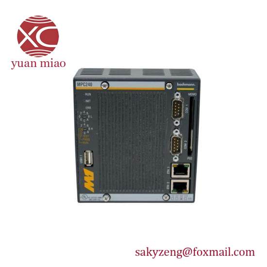 BACHMANN MPC240: Industrial PLC Module - www.honeywellplc.com