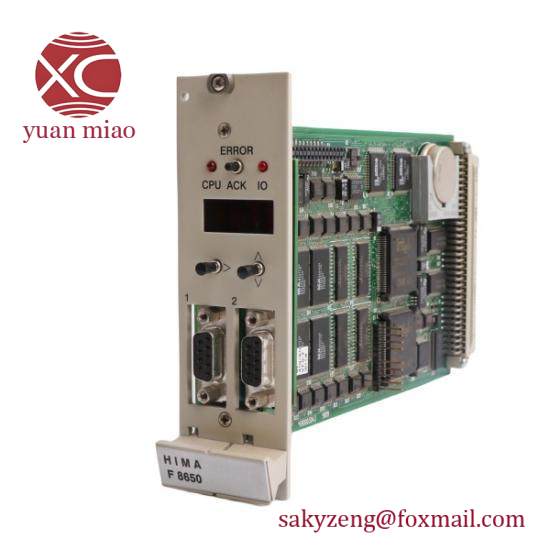 HIMA F8650 CPU Controller, High-Performance Industrial Control Module ...