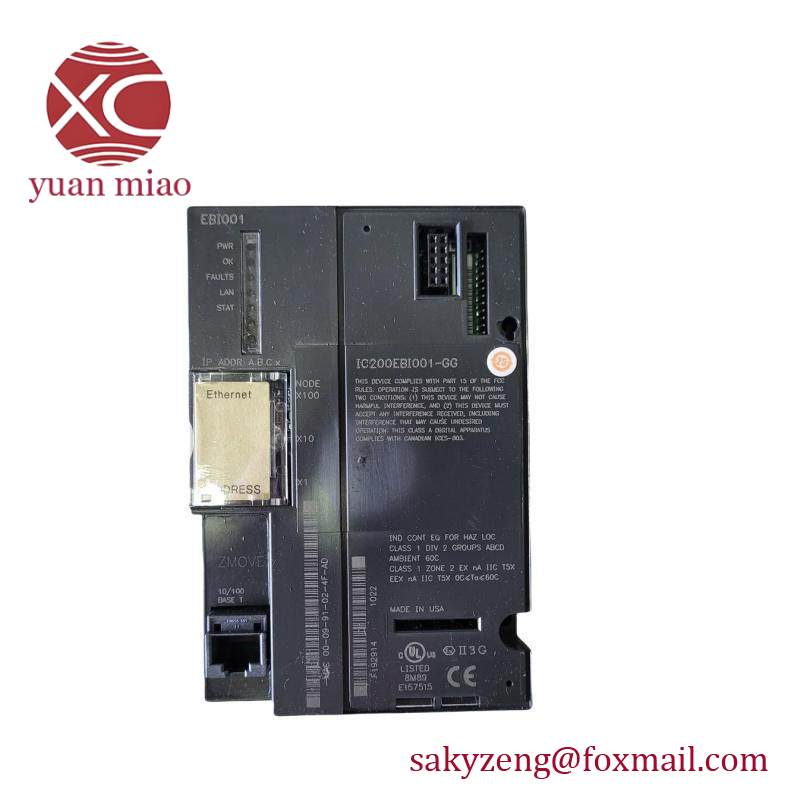 GE IC200EBI001 Ethernet Network Interface Unit - High-Speed ...