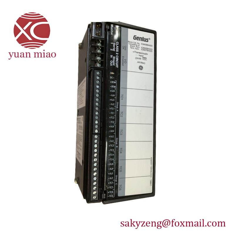 GE Fanuc IC660BBA023 Thermocouple Input Block for Industrial Automation ...
