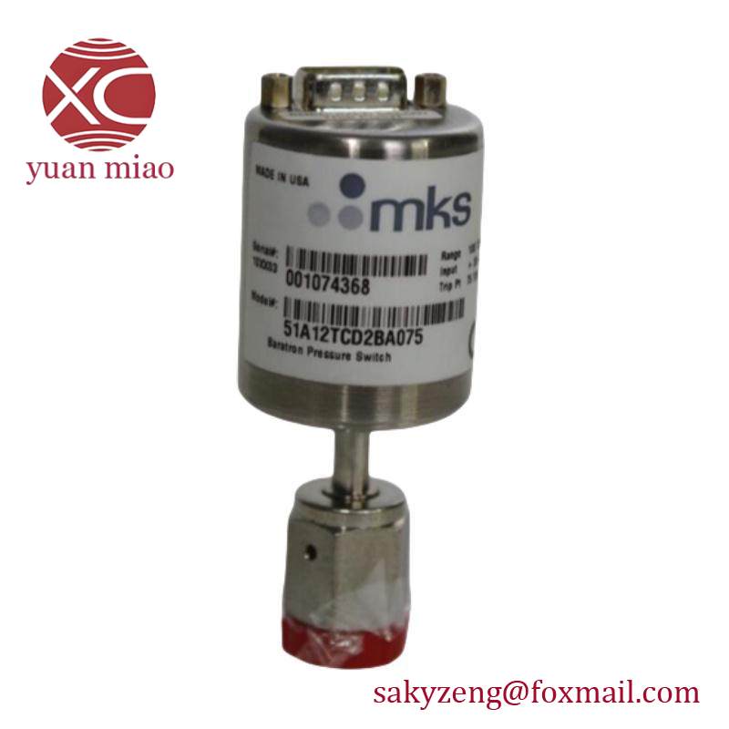 MKS 51A12TCD2BA075 Pressure Switch - Precision Engineered for Industrial Control - www ...