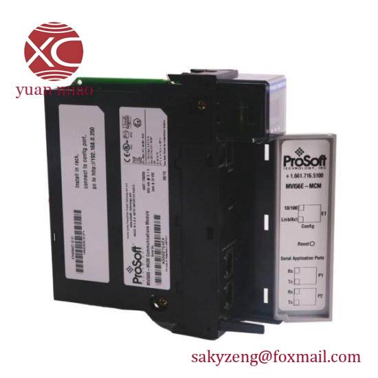 PROSOFT MVI56E-MCM Communication Module: Industrial Automation Excellence - www.honeywellplc.com