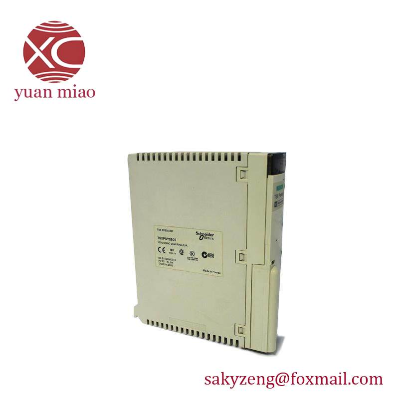 Schneider TSXPSY2600 Power Supply: Efficient Energy Management for ...