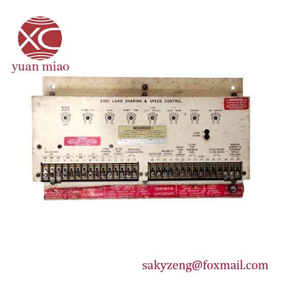 Woodward 8271-467 Industrial Speed Control Module - www.honeywellplc.com