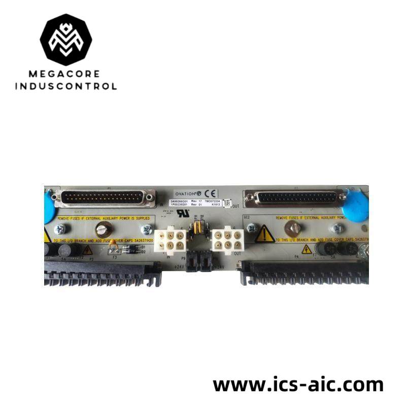 Emerson Ovation 3A99266G01: Local Input Output Transition Panel ...