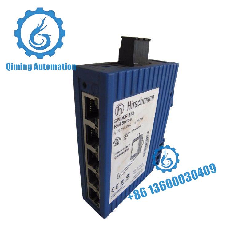 Hirschmann Spider 5TX Rail Switch: Unmanaged Industrial Ethernet Switch ...