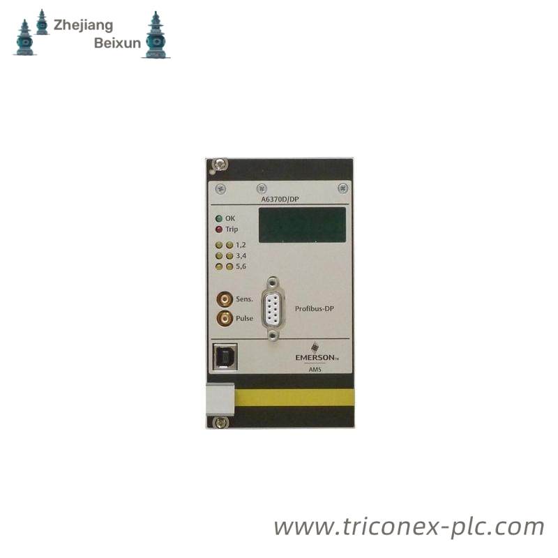 EMERSON A6370D Overspeed Protection Monitor - Comprehensive Safety ...