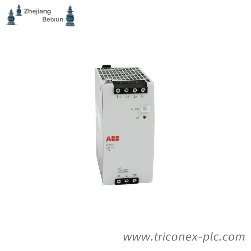 ABB SD833 800xA Series Power Supply - High-Efficiency, Modular Power ...