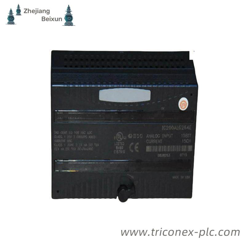GE IC200ALG264E: Advanced Current Analog Input Module for Industrial Automation - triconex-plc.com
