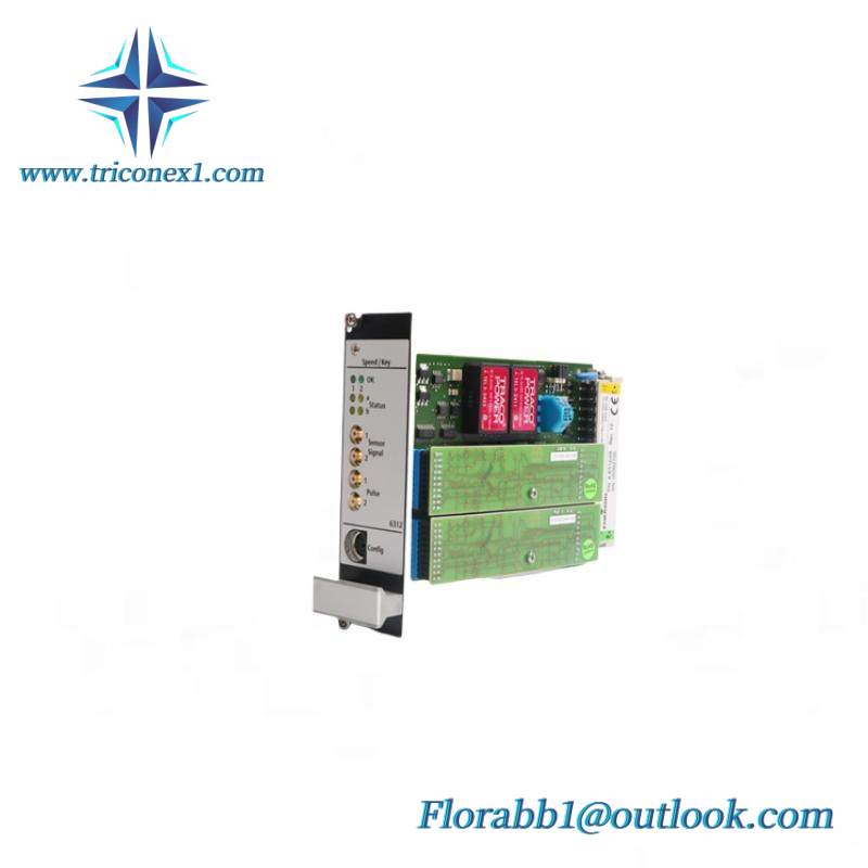EMERSON A6312/08 Speed Control Module, Advanced Industrial Automation ...