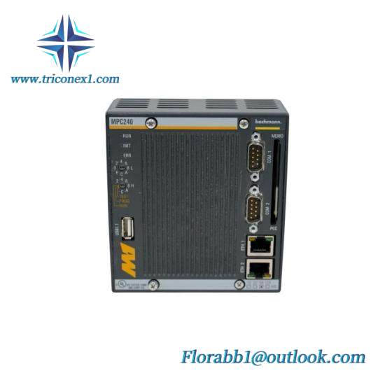Bachmann MPC240 - High-Performance Processor Module, Designed for ...