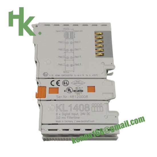 Beckhoff KL1408 8-Channel Digital Input Terminal for Industrial ...