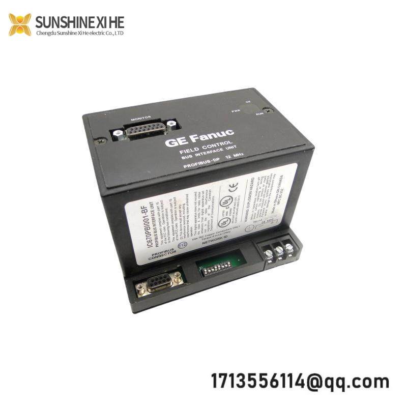 GE Fanuc IC670PBI001 - High-Performance Profibus Bus Interface Unit ...